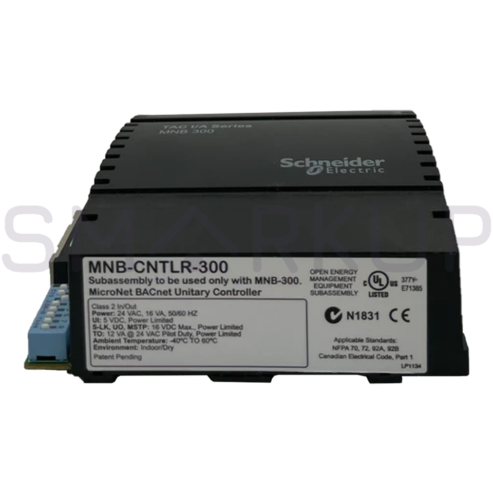 New In Box SCHNEIDER MNB-CNTLR-300 MicroNet BACnet Unitary Controller ...