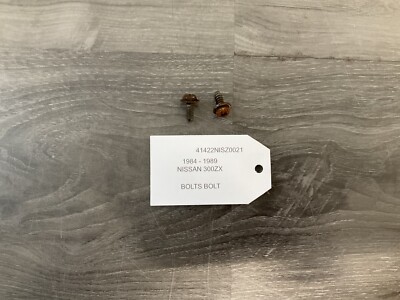 1984 1985 1986 1987 1988 1989 NISSAN 300ZX BOLTS BOLT Z1 | eBay