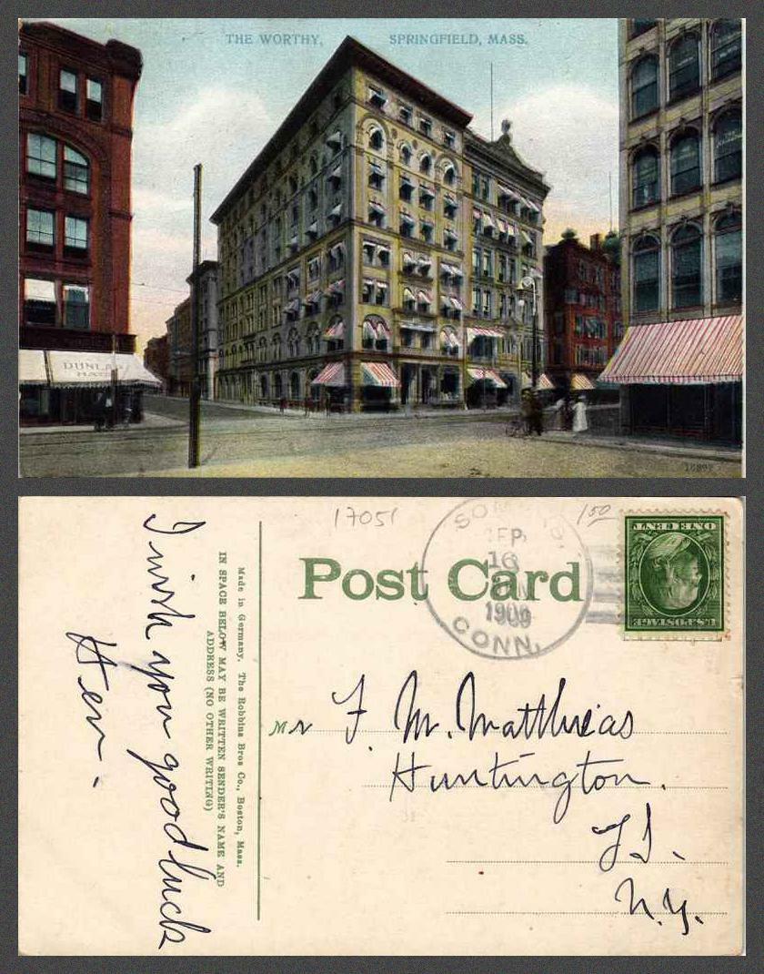 MASSACHUSETTS Springfield VINTAGE POSTCARD | eBay