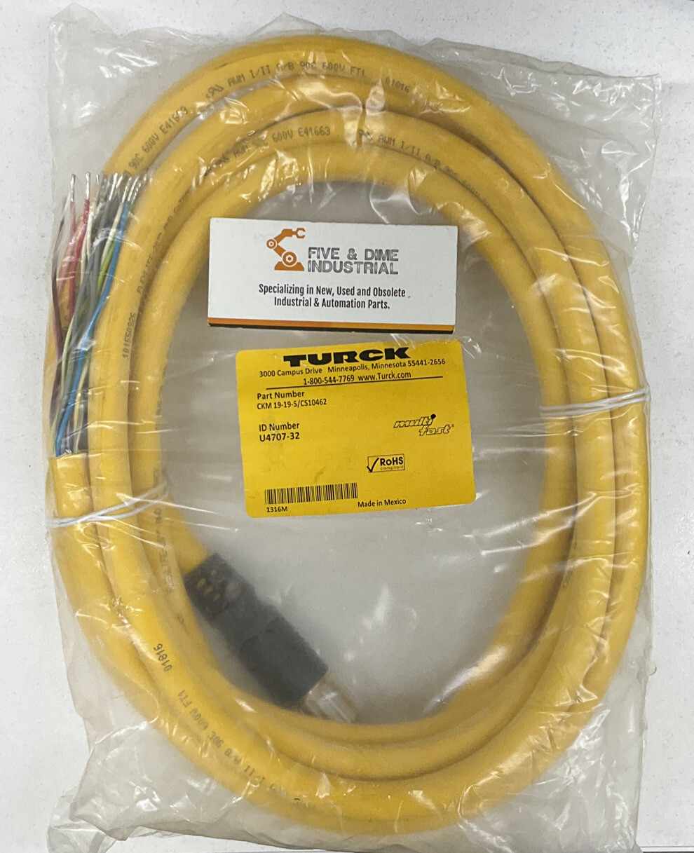 Turck CKM 19-19-5/CS10462 Cable U4707-32 | eBay