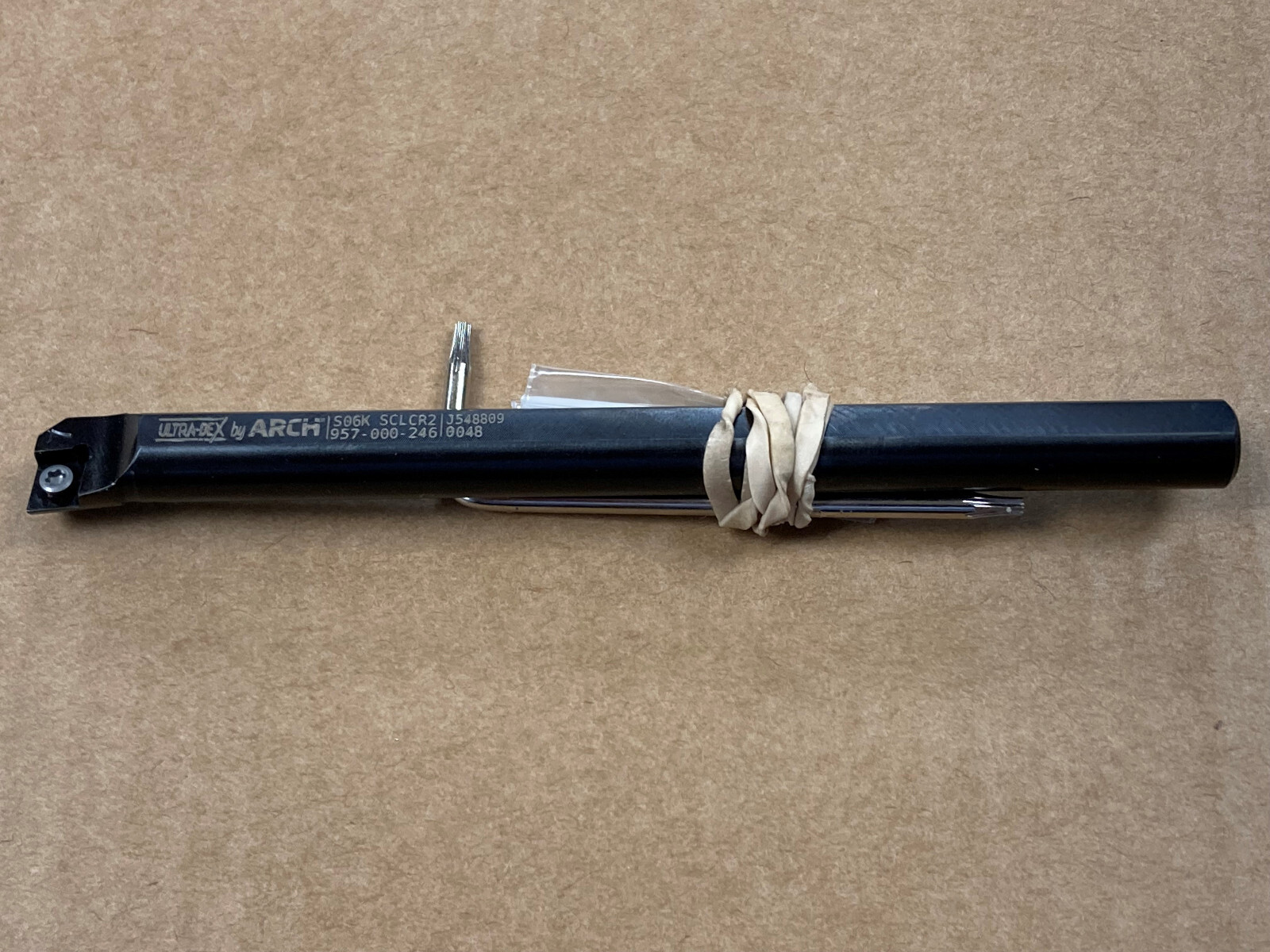 ULTRA-DEX S06K SCLCR2 Indexable Boring Bar Lathe Tool Holder - 3/8 ...