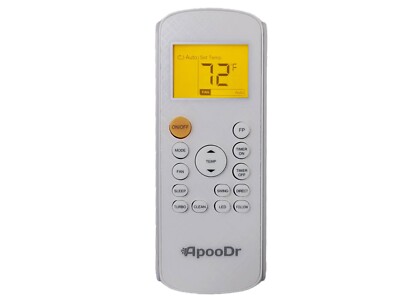 ApooDr ASF Series mini split remote control 9000 BTU - 24000 BTU | eBay