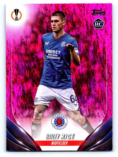 23/24 Topps UCC Flagship - Pink Sparkle 2 Bailey Rice (Rangers FC) – RC ...