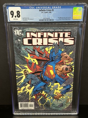 Infinite Crisis #5 CGC 9.8 1st Jamie Reyes Blue Beetle Perez Cover DC 2006 | eBay
