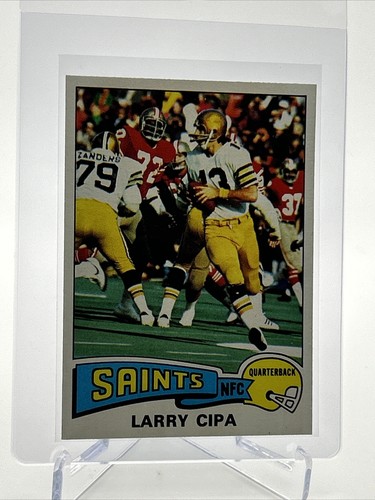 1975 Topps Larry Cipa Rookie Football Card #348 NM Quality FREE ...