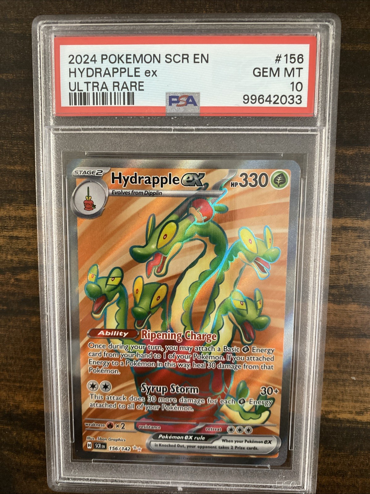 Hydrapple ex 2024 Scarlet & Violet: Stellar Crown #156/142 Ultra Rare ...