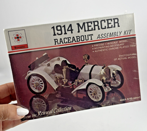 Renwal 1914 Mercer Raceabout 1:48 Showcase Model Kit #138 New Sealed ...