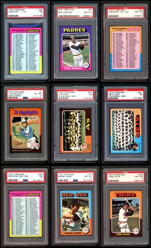 1975 Topps Mini Baseball Complete Set 7 - NM 6230567 | eBay