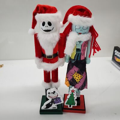Tim Burton's Nightmare Before Christmas Nutcrackers, Lot of 2, Jack ...