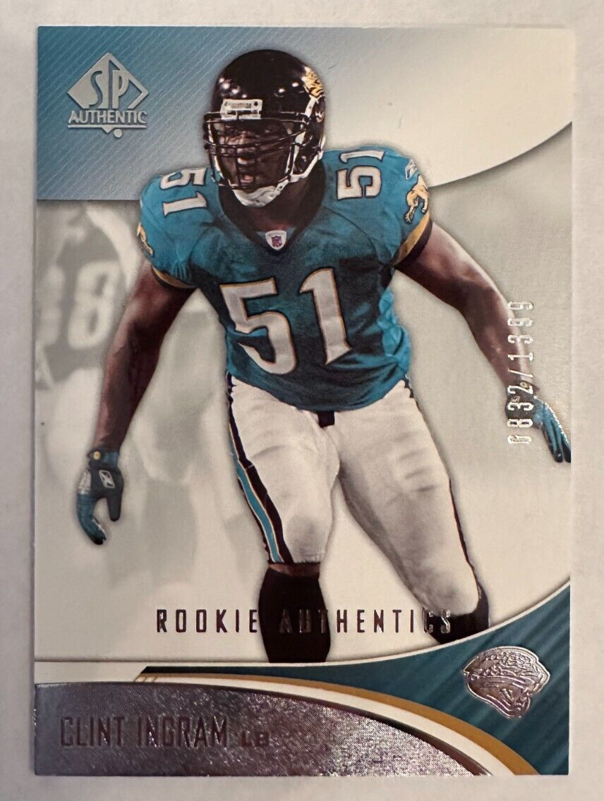 2006 SP Authentic CLINT INGRAM Rookie card /1399 | eBay