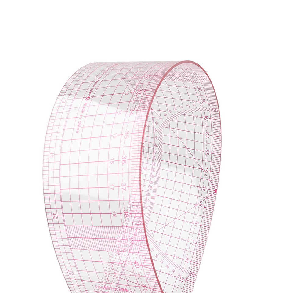 C-Thru English-Metric Beveled Ruler Calibrated For Designers & Pattern ...