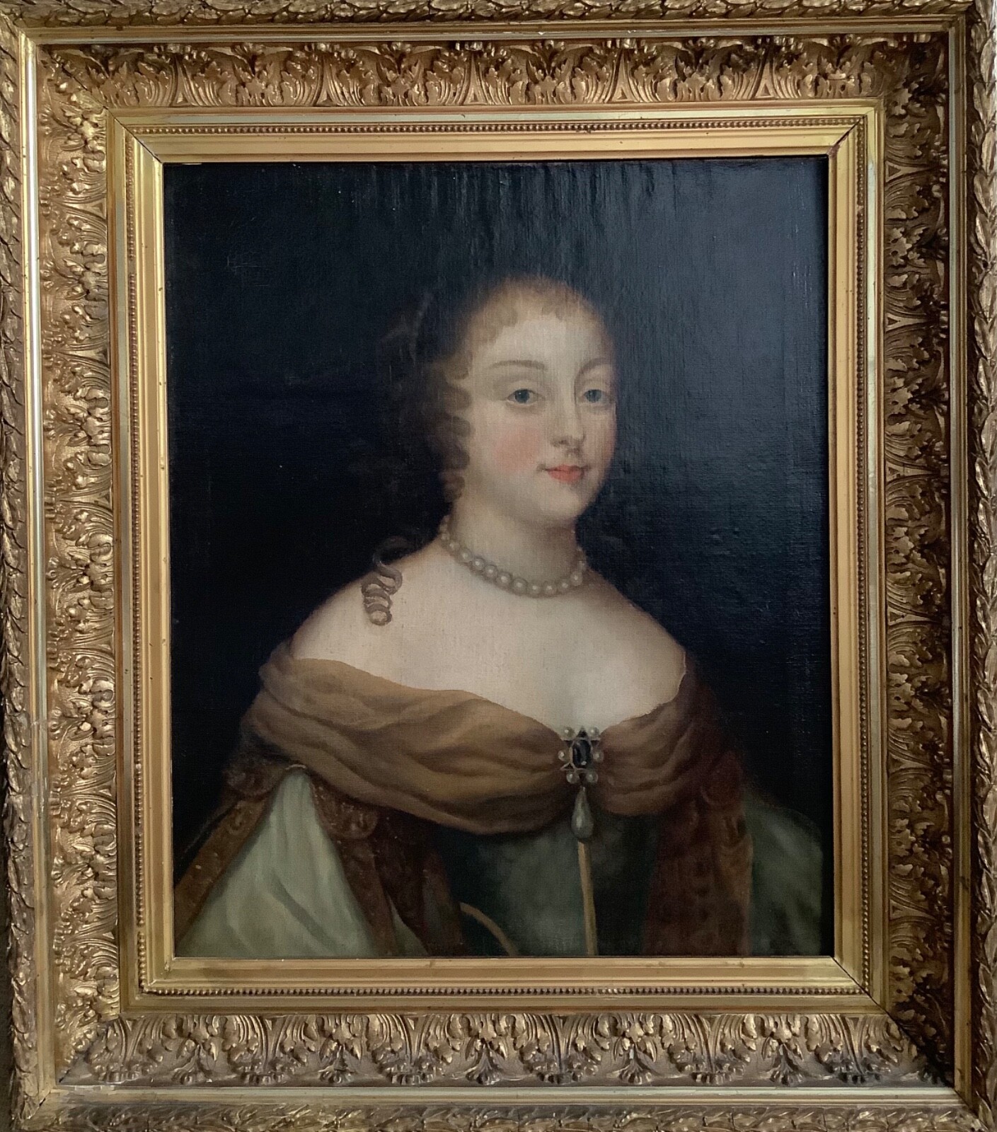 17th century Portrait Madame De MONTESPAN MUSEUM QUALITY ORIGINAL OIL ...