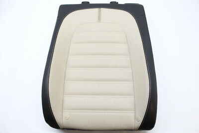 10 VW CC REAR LEFT UPPER SEAT SECTION BEIGE BLACK OEM 09 11 12 13 14 15 ...