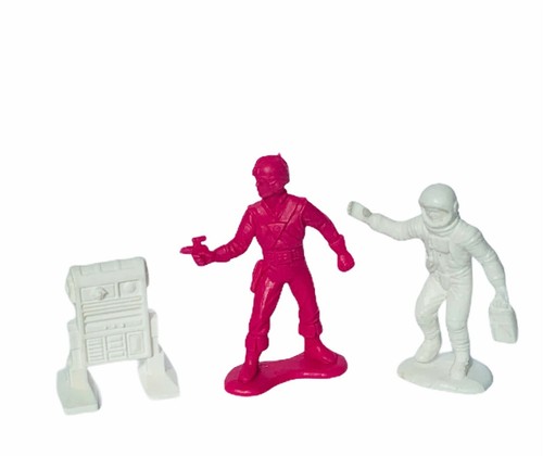 Tim Mee vtg plastic toy figure space galaxy laser patrol timmee lot ...