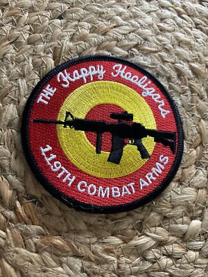 Happy Hooligans 119th Combat arms Rifle Morale US patch Rare Iron On | eBay