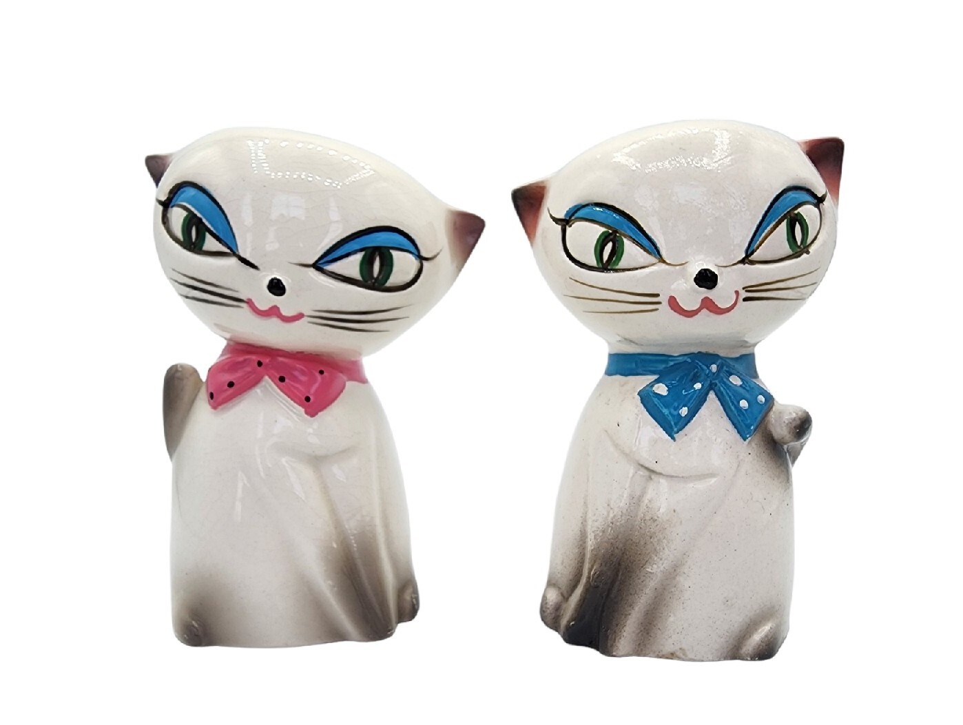 Vintage Tilso Meow Cats Salt and Pepper Shakers 1950's Japan MCM ...