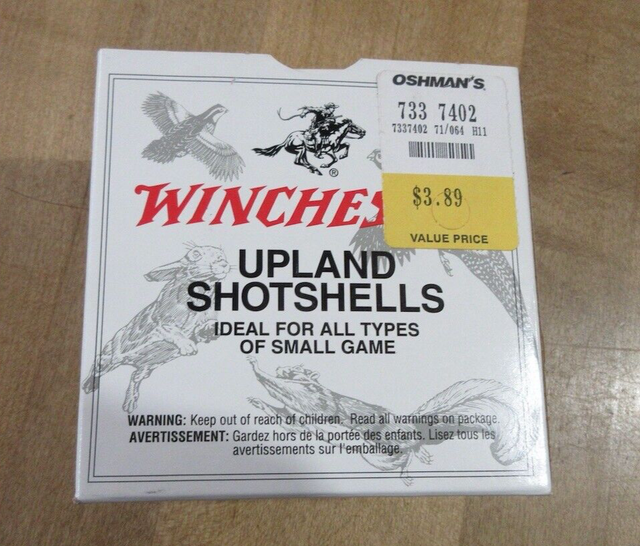 Winchester Upland Heavy Game Loads 12 ga 7 1/2 shot empty Box (w8) for ...