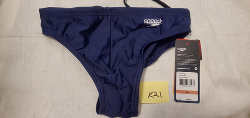 Speedo Mens Sz 28 Speedo Solar 1" Brief Cut Swimsuit Navy wvwvwv k21 | eBay