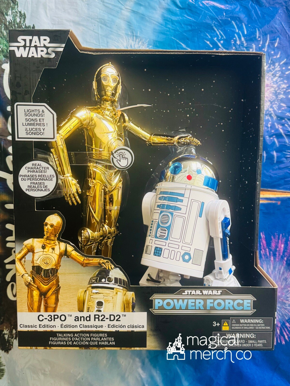 Star Wars Power Force C3-PO And R2-D2 Classic Edition TALKING ACTION ...