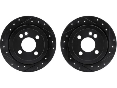 Dynamic Friction 43YB99M Rear Brake Rotor Set Fits 2002-2015 Mini ...