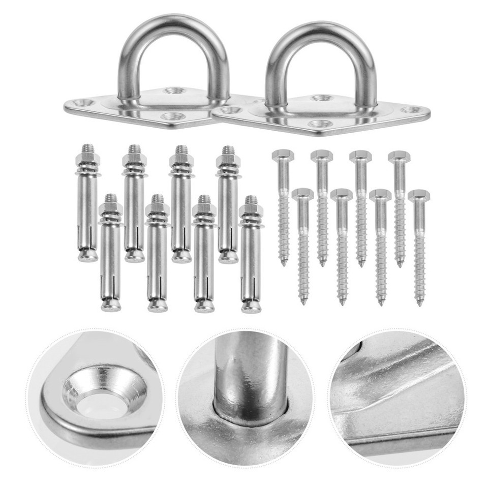 3 Pack Heavy Duty Hook Hammock Stand Hooks Outdoor Furniture Hanging ...