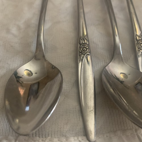 Oneida Vtg sea rose Ice tea spoons set of 8 | eBay