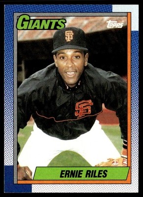 1990 Topps Ernie Riles San Francisco Giants #732 | eBay