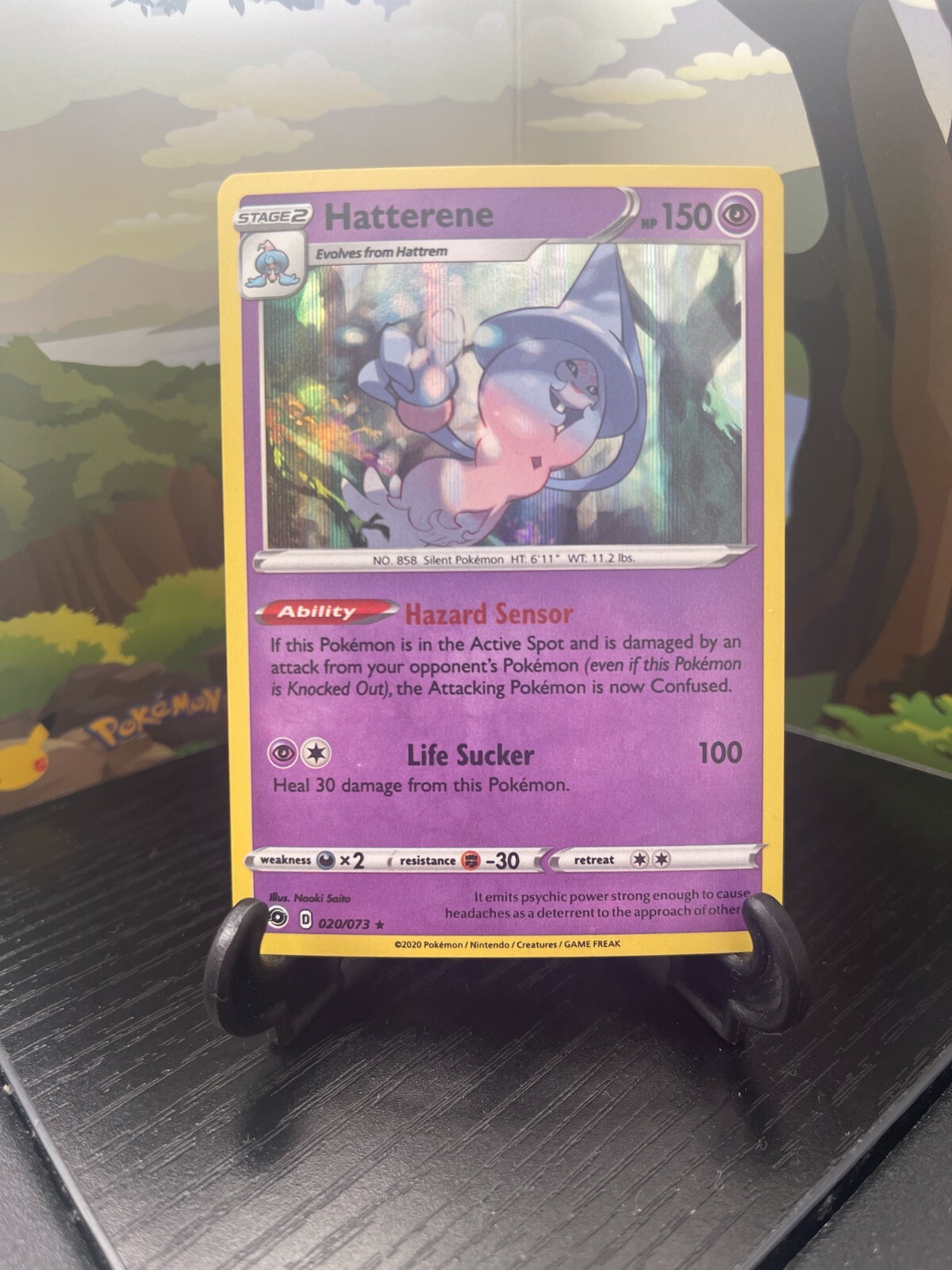 Hatterene 020/073 – Champions Path – Holo Rare – Pokemon Card TCG – LP ...
