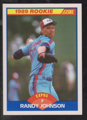 1989 SCORE BASEBALL #645 RANDY JOHNSON ROOKIE NMMT **** FREE SHIPPING ...