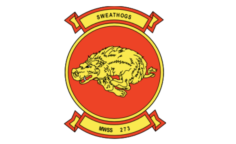 4" us marine corps mwss-273 wing support sq sweathogs sticker decal usa ...