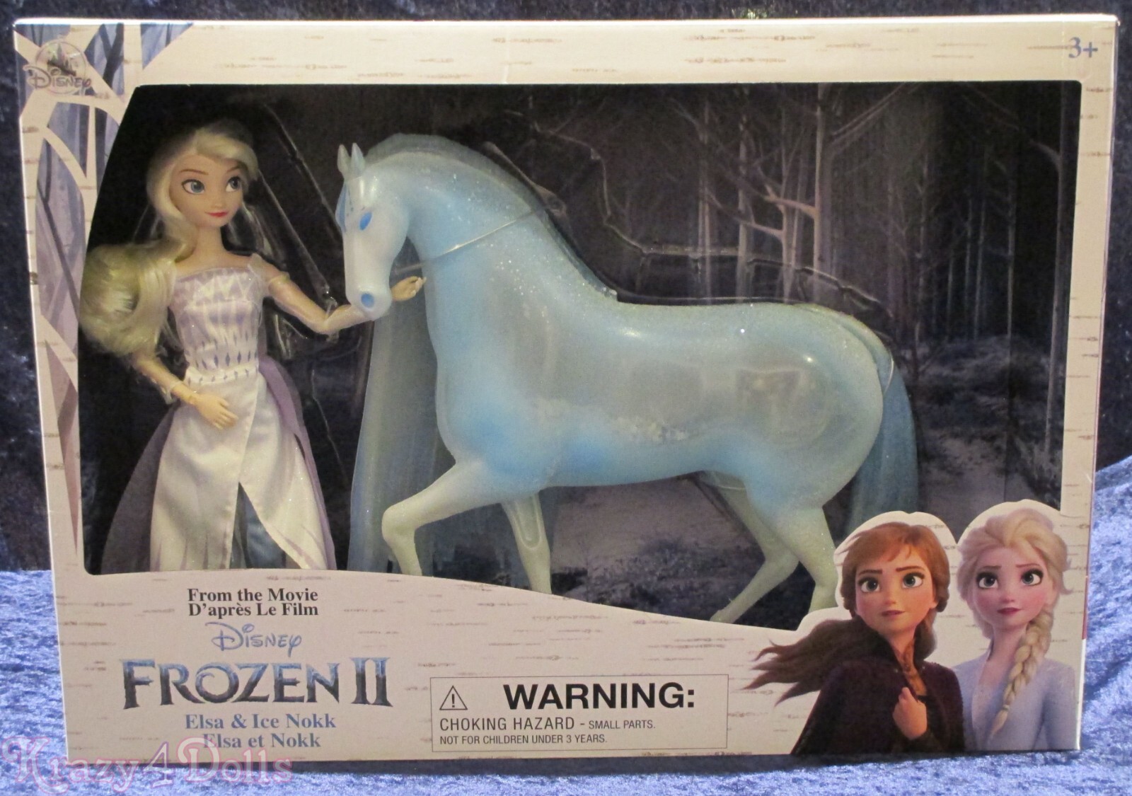 Disney Frozen 2 Elsa Doll And Ice Nokk Figure Set NEW! | eBay