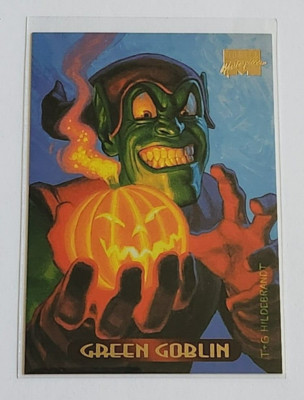 1994 MARVEL MASTERPIECES GREEN GOBLIN CARD #44 | eBay
