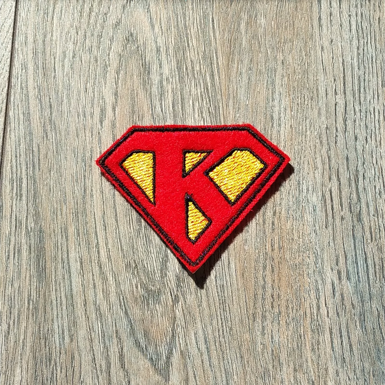 Superman Logo Patch Iron-On Superman Logo Superman Alphabet Super Hero ...