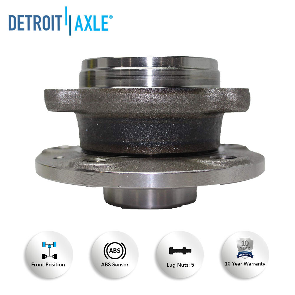 Pair (2) Front Wheel Hub and Bearings for Audi TT A3 Quattro VW Passat ...