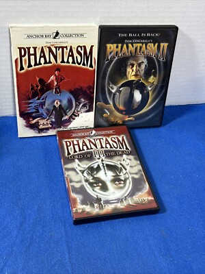 Phantasm DVD Lot Phantasm I II III 1-3 Lord Of The Dead Anchor Bay ...