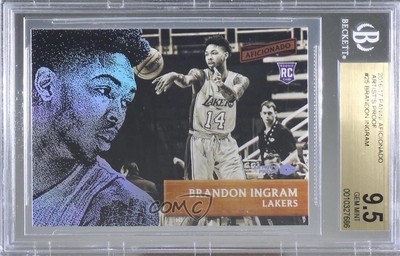 2016 Panini Aficionado Artist's Proof Brandon Ingram BGS 9.5 GEM MINT ...