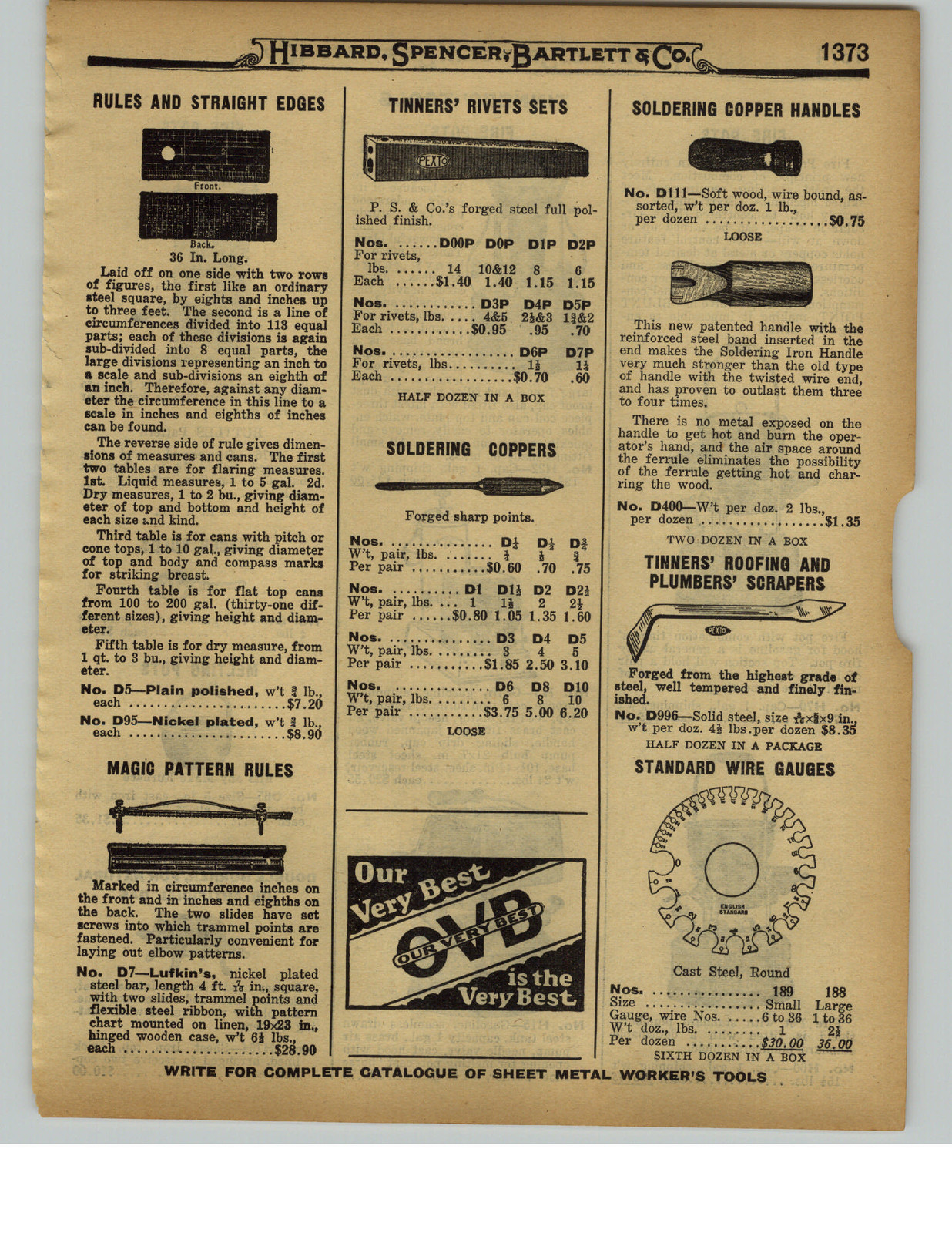 1929 PAPER AD 9 PG Tin Tinners' Worker Tools Pexto Beading Machine ...