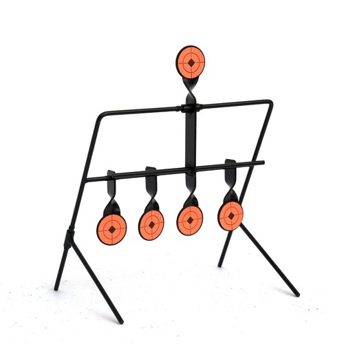 Double Spinner Auto Reset Shooting Target Guide Gear Steel Targets for ...