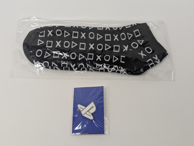 Sony Playstation Merchandise Socks and Shirt Clip Brand New | eBay