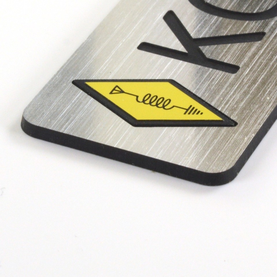 HAM CALL SIGN CALLSIGN & NAME BADGE PIN ENGRAVED | eBay