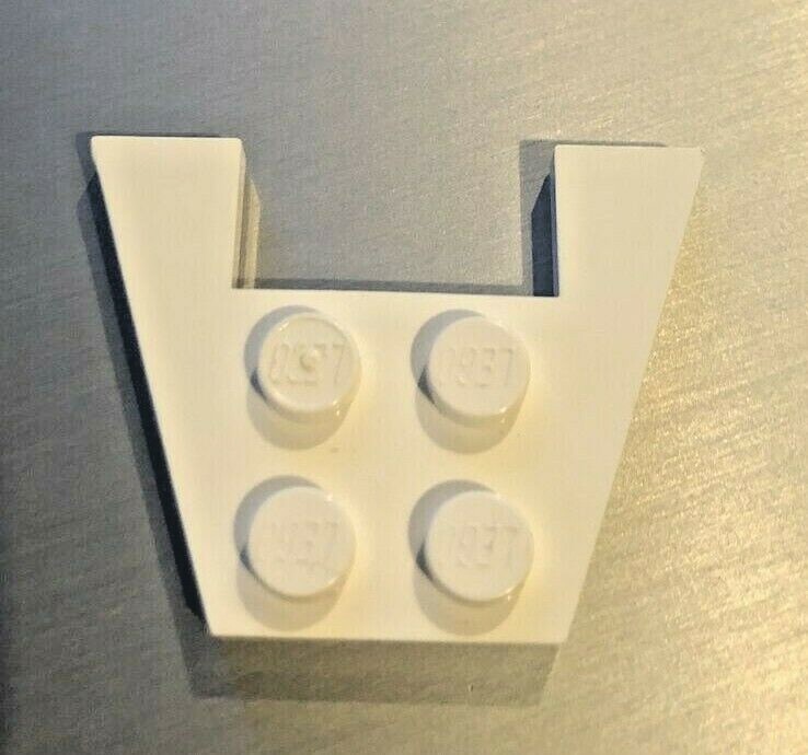 LEGO 4859 WHITE WING 3x4 WITH 1x2 CUTOUT WITHOUT STUD NOTCHES, WEDGE ...