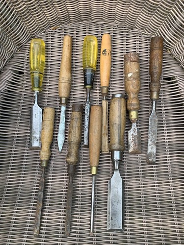 10 vintage wood chisels | eBay UK