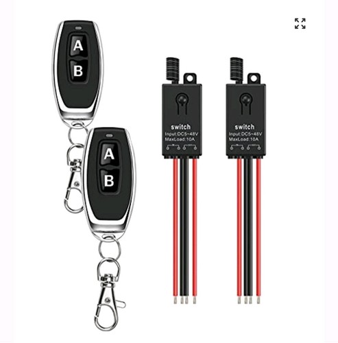 Remote Switch for Lights, 2 Way Mini Remote Switch AC 110V/120V/220V ...