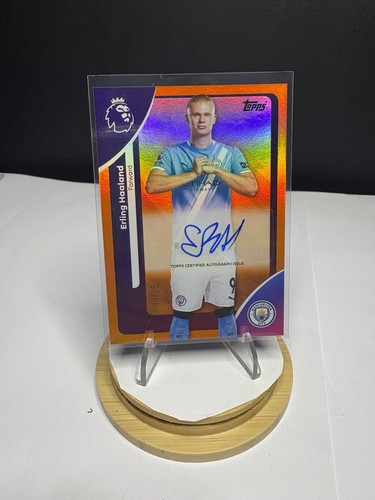 Erling Haaland - Numbered Autograph Card - Topps Premier League 25/26 ...
