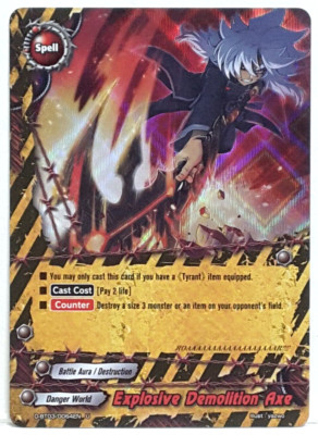 Bushiroad Future Card Buddyfight Explosive Demolition Axe D-BT03/0064EN ...