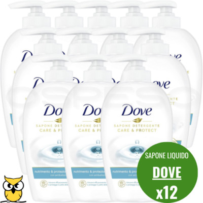DOVE SAPONE LIQUIDO CON EROGATORE SAPONE PER MANI E VISO 250ML ...