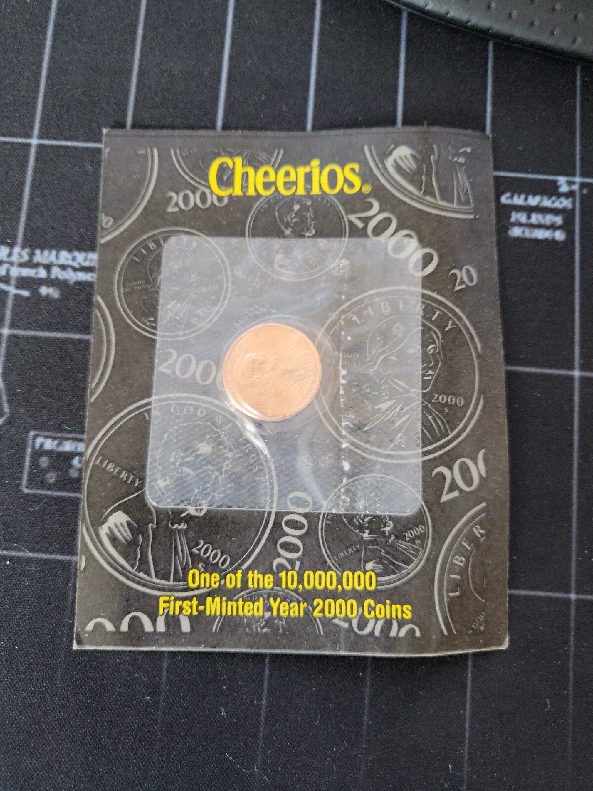 Genuine Cheerios First-Minted Year 2000 Coins Penny One Cent New in ...