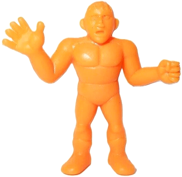 M.U.S.C.L.E muscle men Kinnikuman 091 91 CYBORG SW S.W. orange Vintage ...