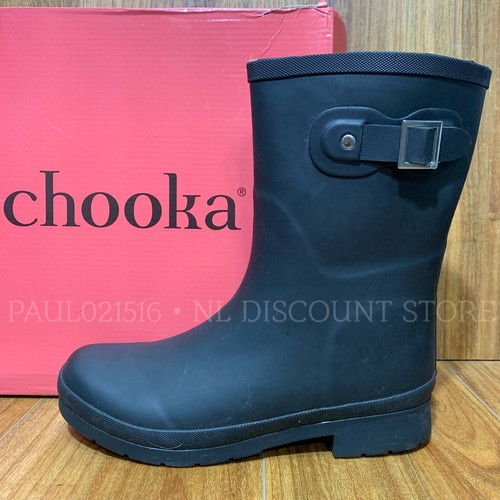 CHOOKA Women's Rainboot Waterproof Plush Lining Memory Foam Boots ...