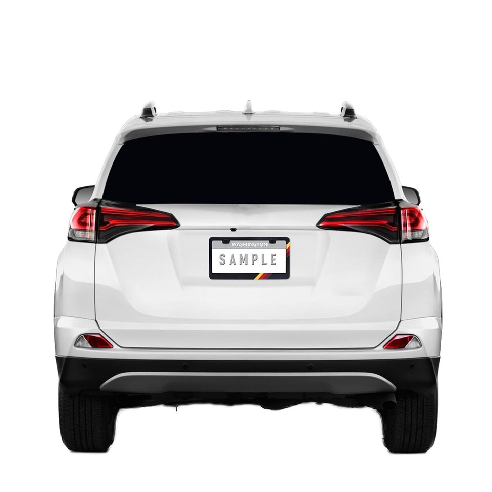 2X For Toyota Rav4 Accessories Tri 3 Color Car SUV License Plate Frame ...